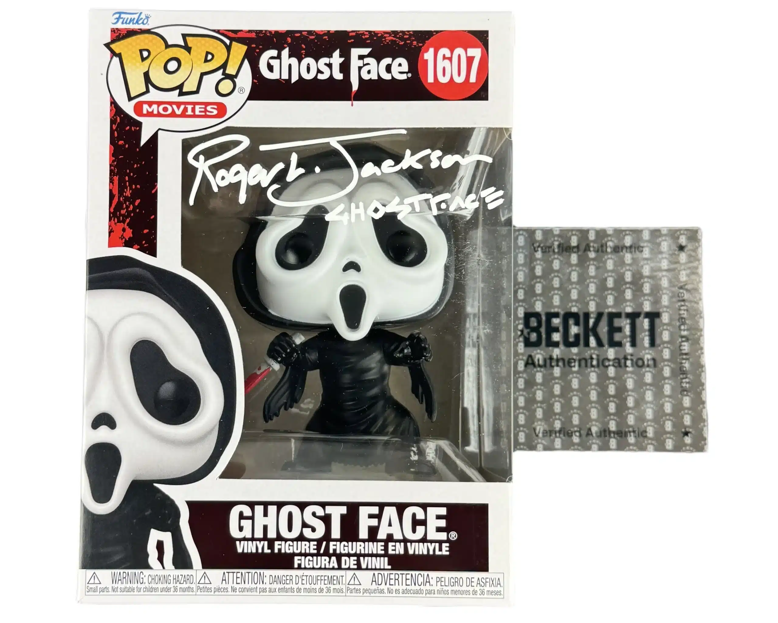 CSR Collectibles - Roger L. Jackson signed Funko Pop Figure Ghostface ...
