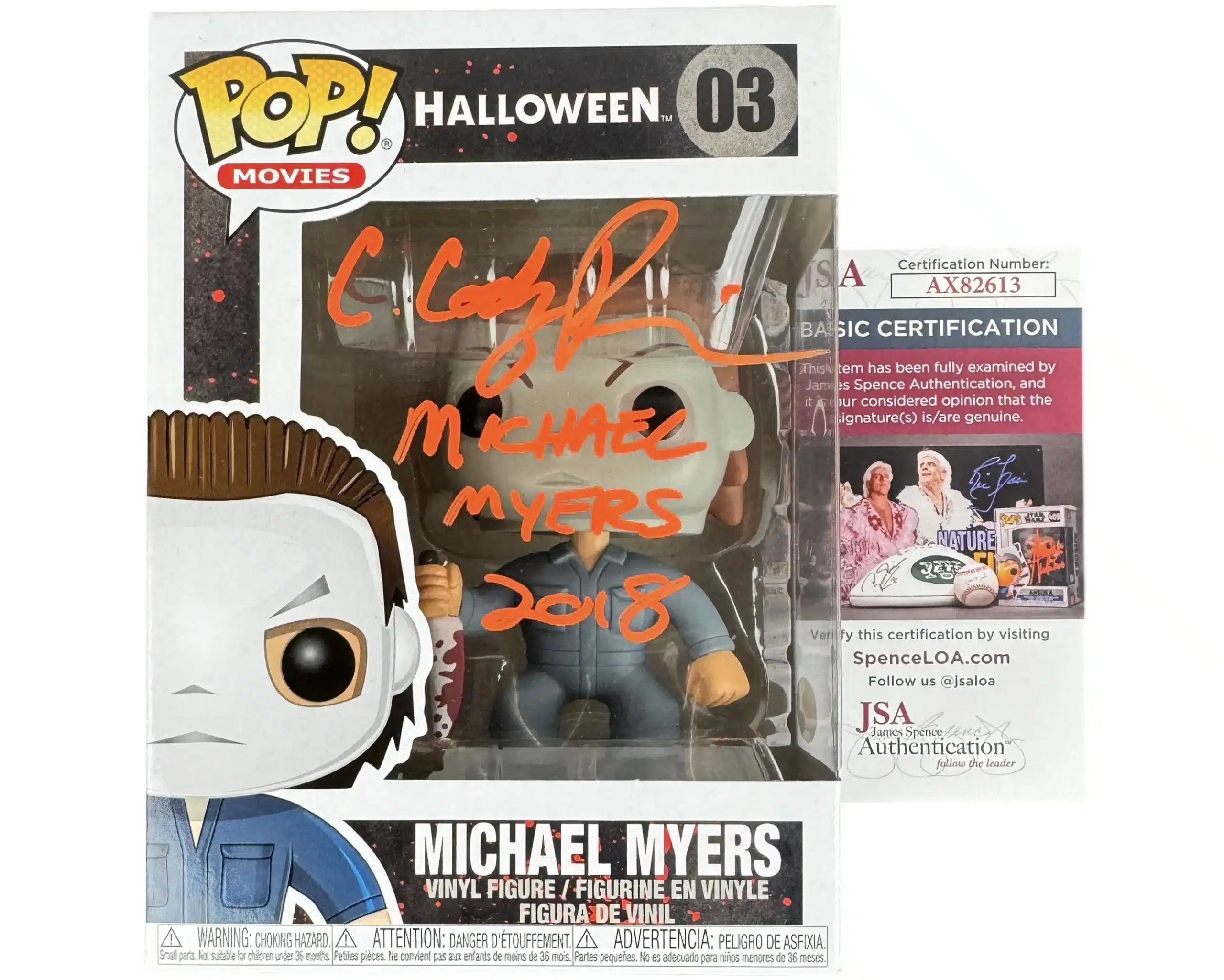 CSR Collectibles - Cody Robinson signed Funko Pop Figure Michael Myers ...