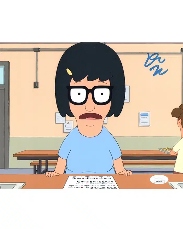 CSR Collectibles - Dan Mintz signed 8×10 Photo Tina Belcher Bob’s Burgers