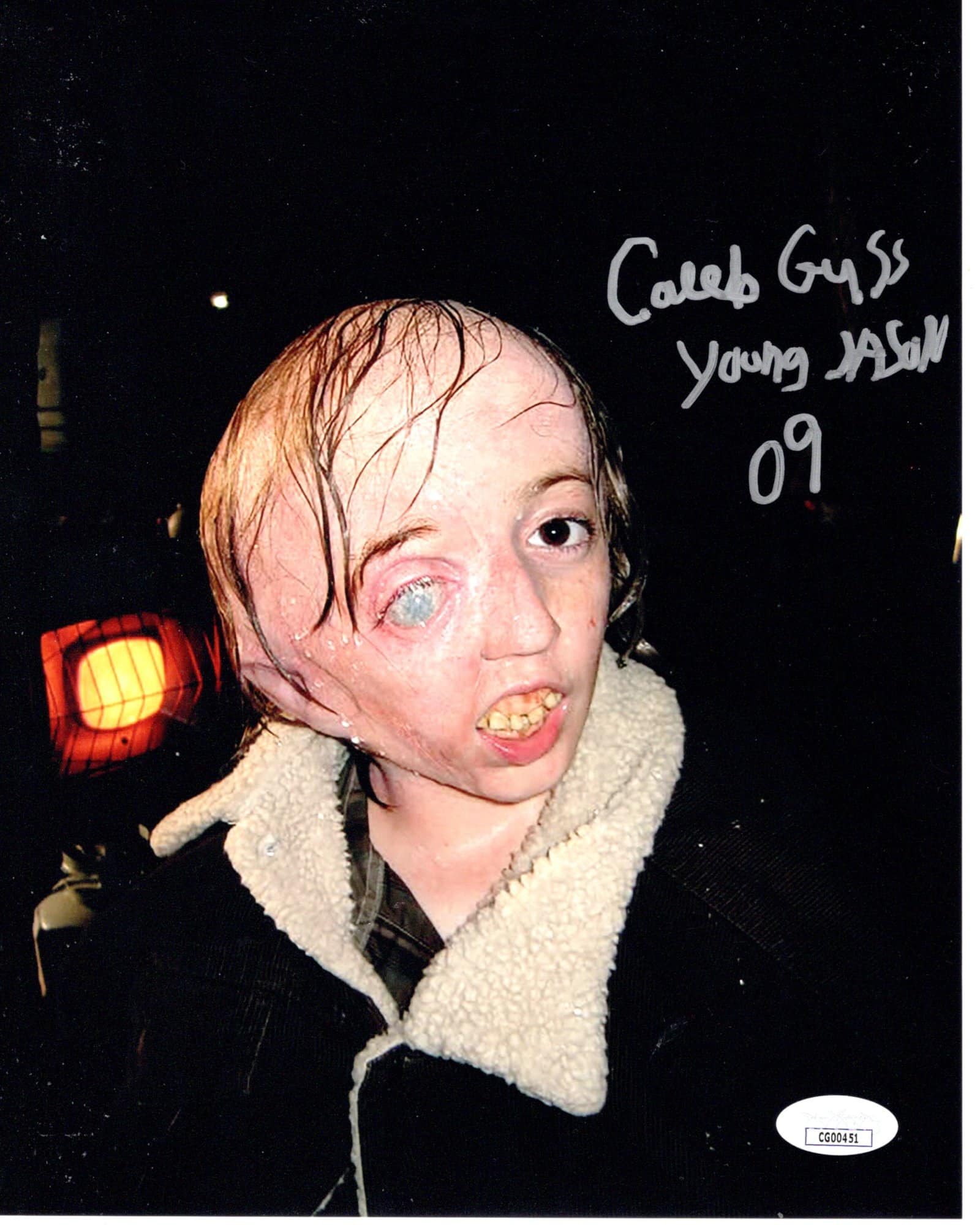 CSR Collectibles - Caleb Guss signed 8×10 Photo Young Jason Voorhees ...