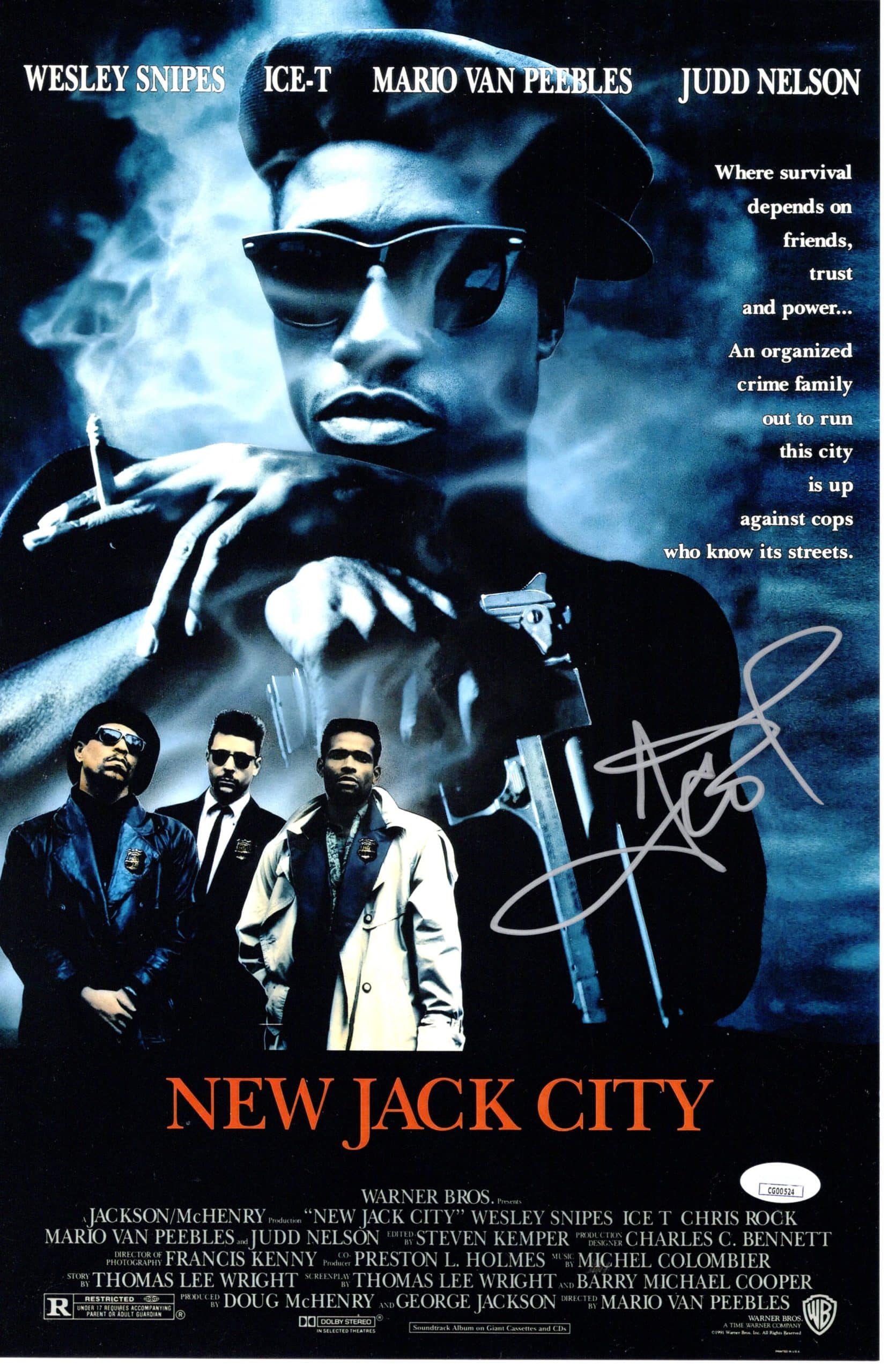 CSR Collectibles - Ice-T signed 11×17 Poster Det. Scotty Appleton New ...