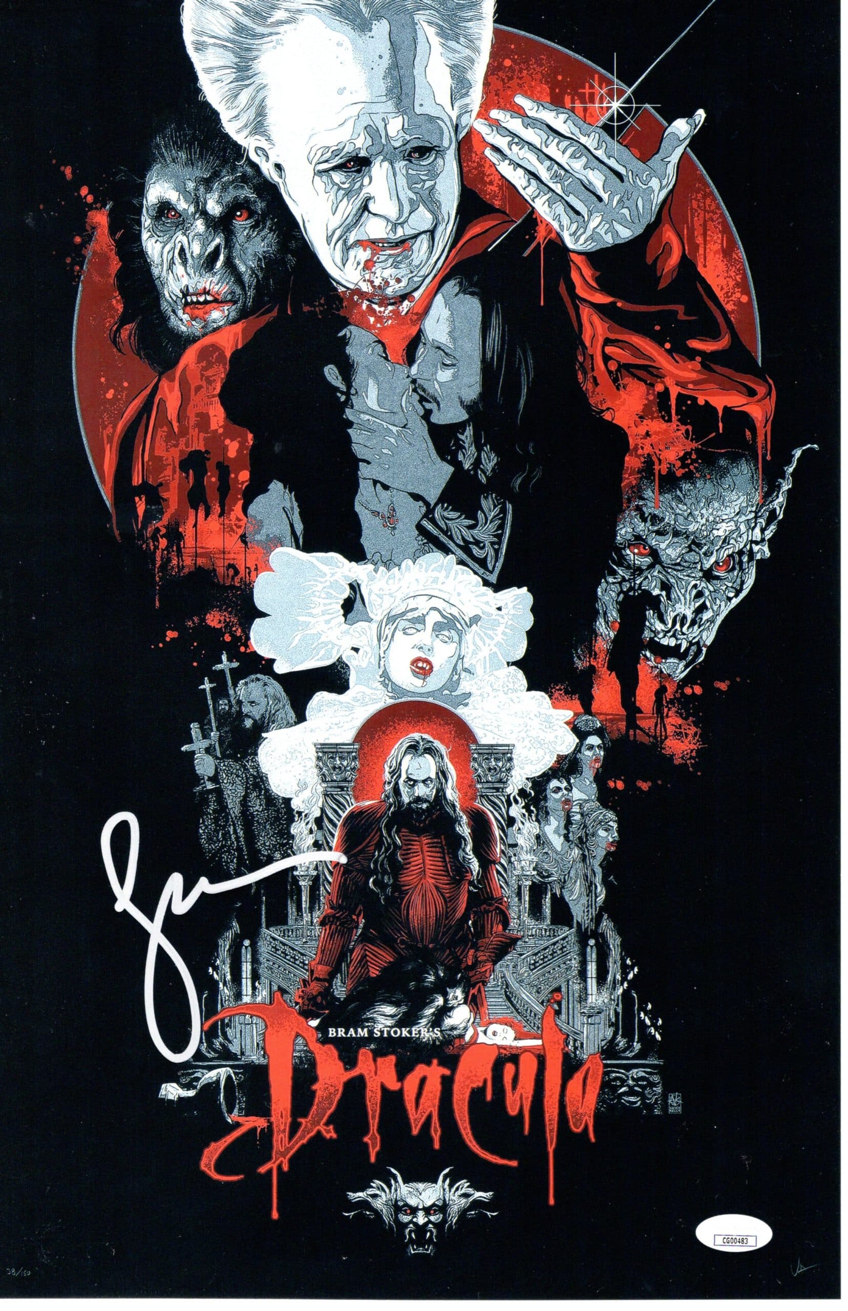 CSR Collectibles - Gary Oldman signed 11×17 Poster Dracula Bram Stoker ...