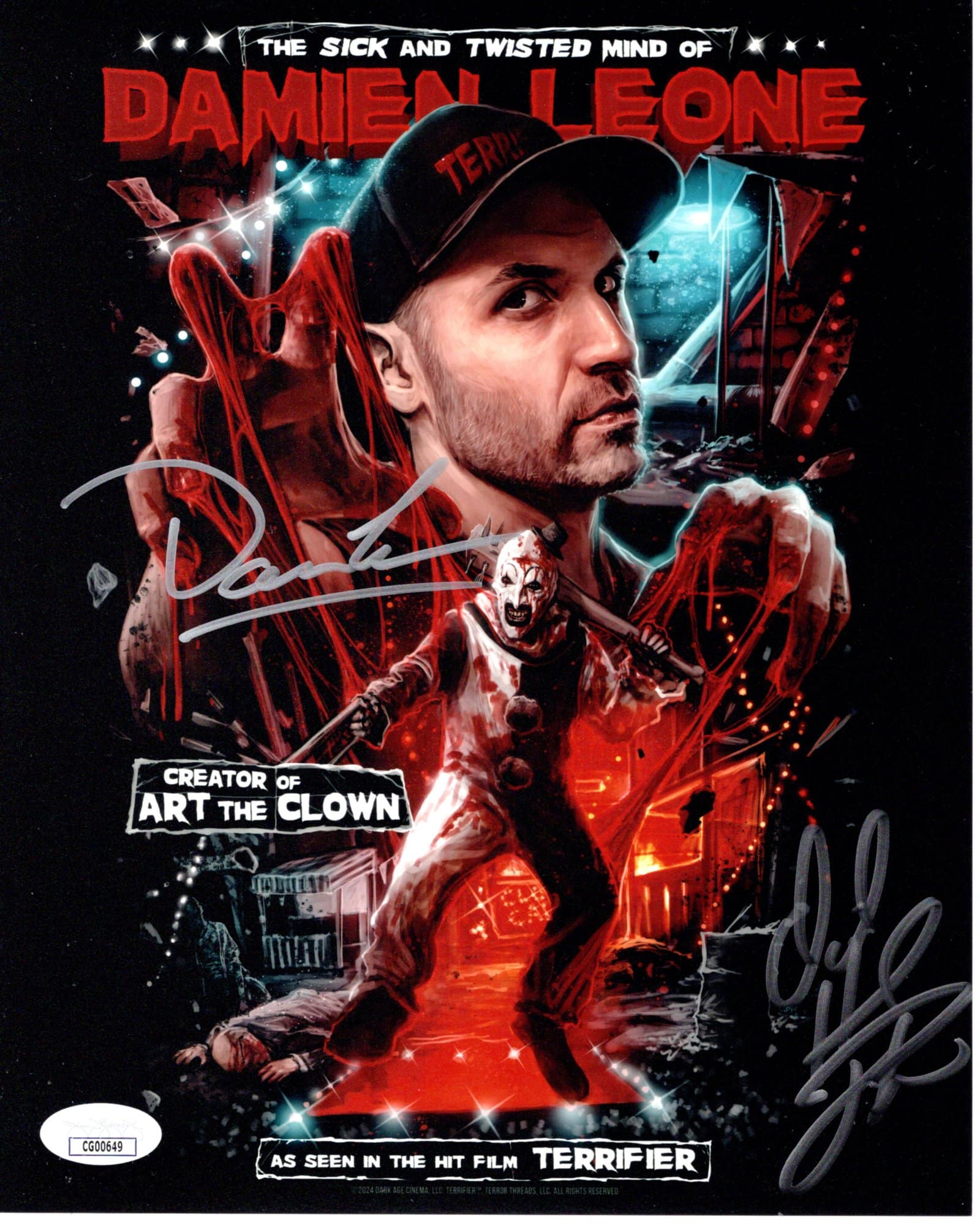 CSR Collectibles - David Howard Thornton & Damien Leone signed 8×10 ...