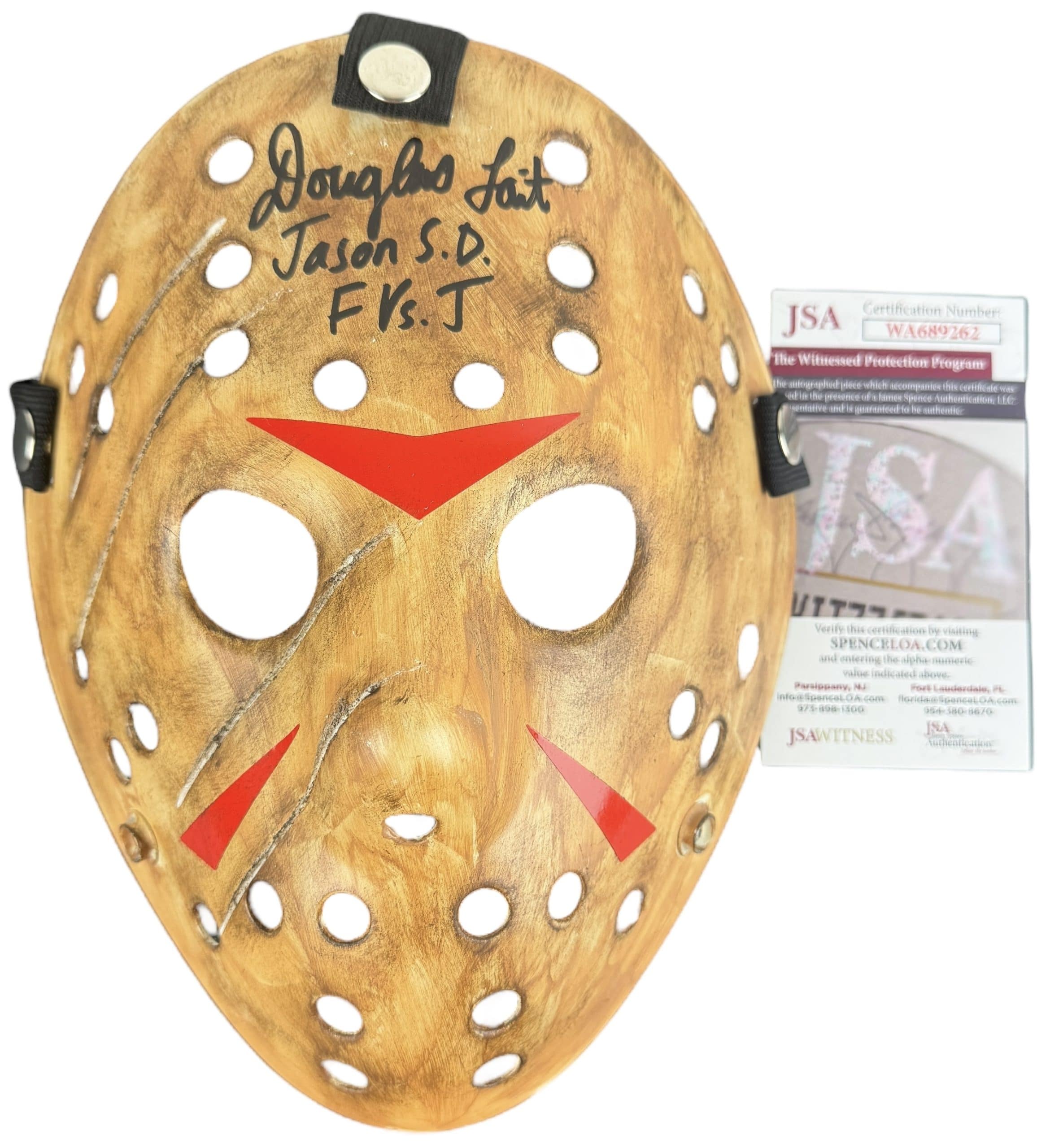 CSR Collectibles - Douglas Tait signed Hockey Mask Jason Voorhees ...
