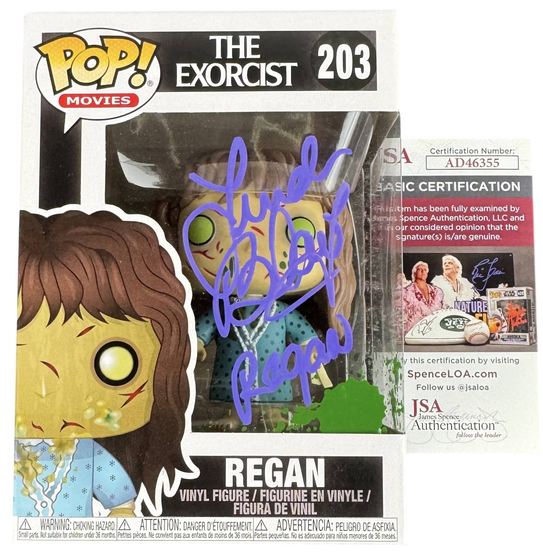 CSR Collectibles - Linda Blair signed Funko Pop Figure Regan MacNeil The Exorcist