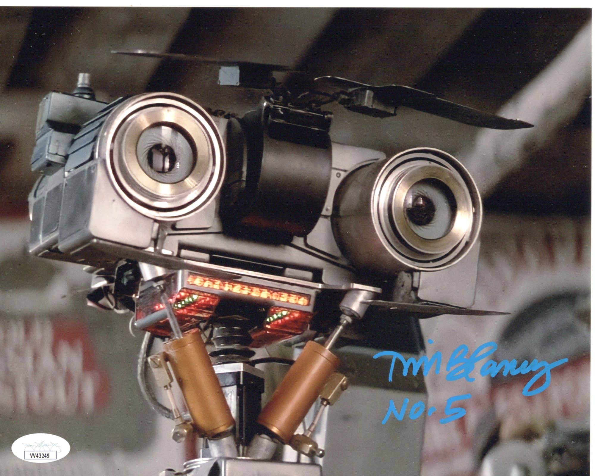 CSR Collectibles - Tim Blaney signed 8×10 Photo Johnny Five Short Circuit