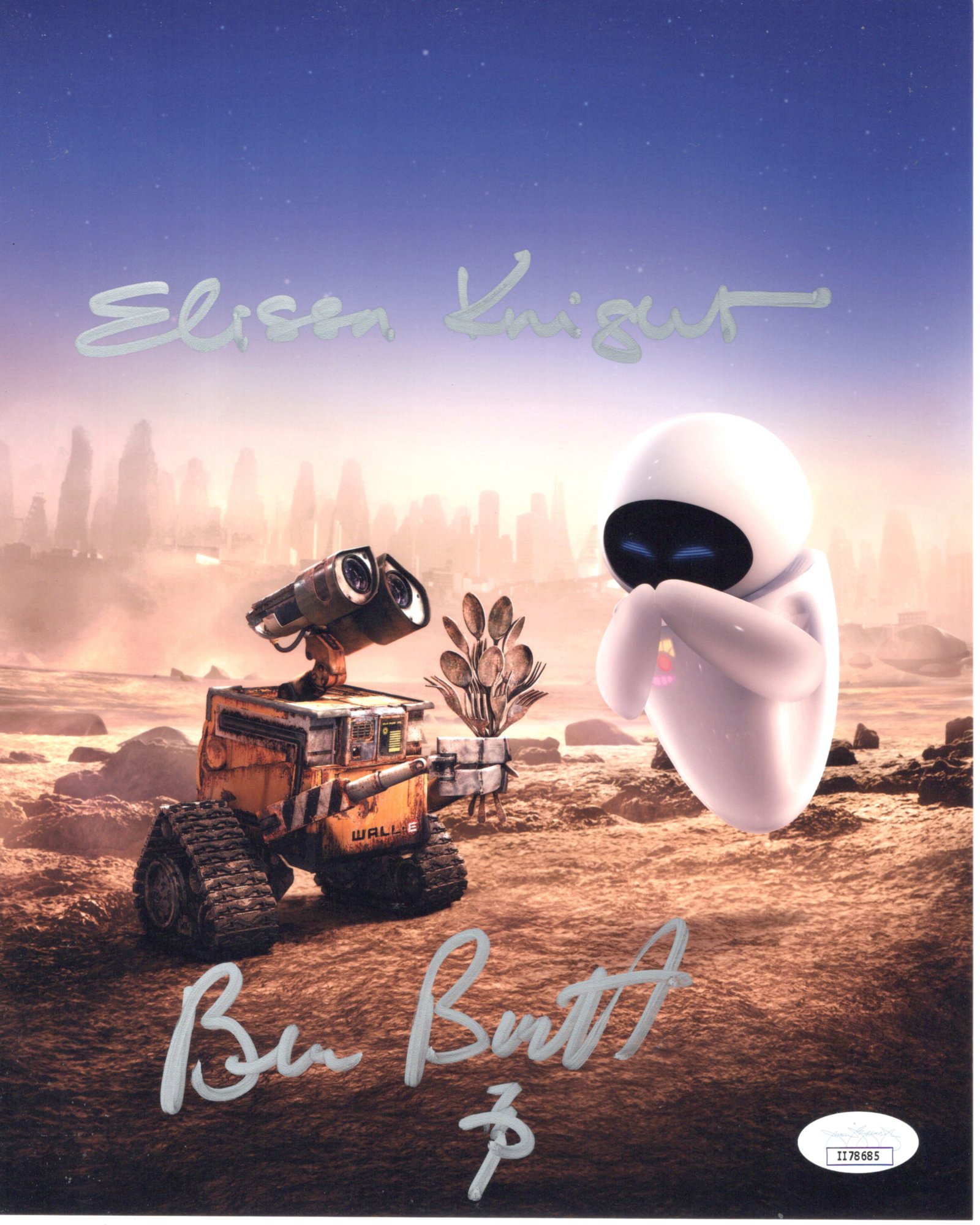 CSR Collectibles - Ben Burtt & Elissa Knight signed 8×10 Photo Eve ...