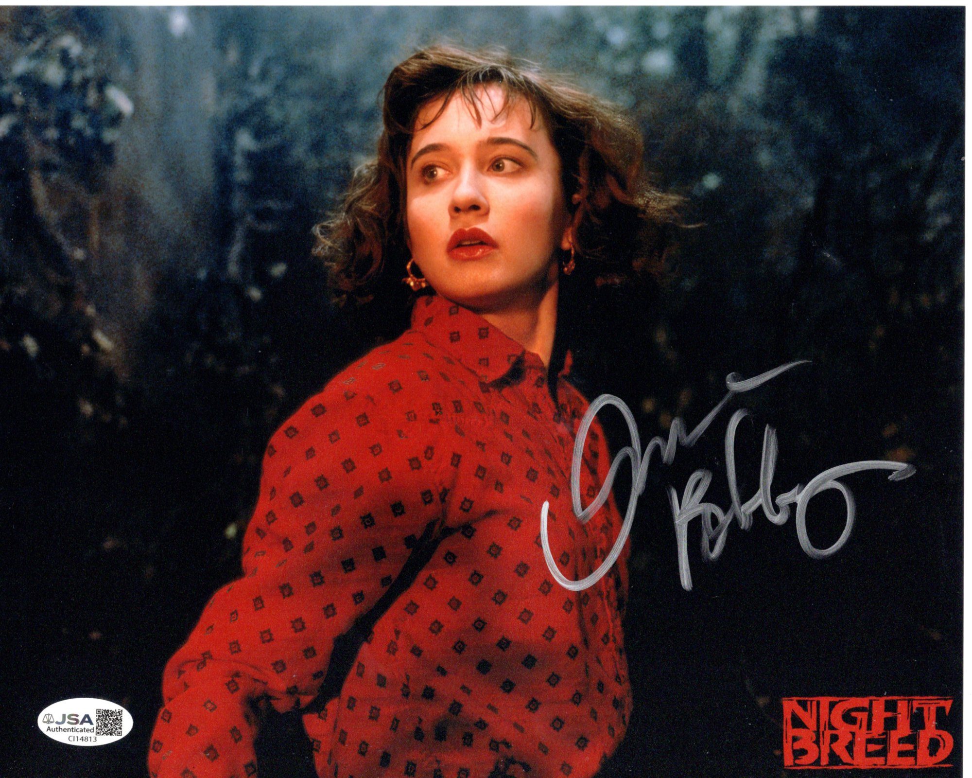 Anne Bobby signed 8x10 Photo Lori Winston Nightbreed - CSR Collectibles